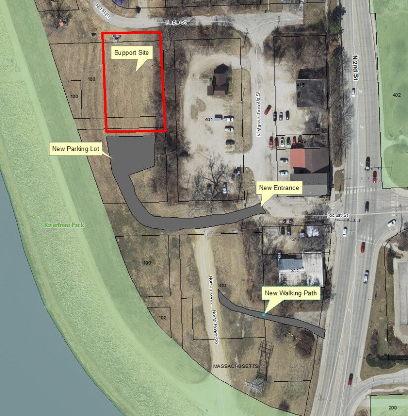City of Lawrence building new temporary road to homeless camp in North ...
